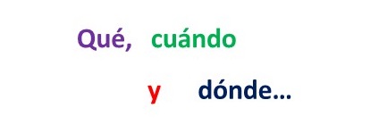 Qué, cuándo y dónde... - Escritores.org - Recursos para escritores